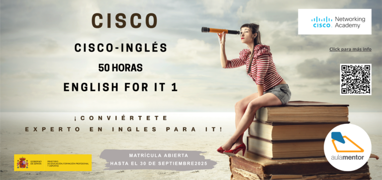 Curso Cisco: English for IT – Aula Mentor | Aprendizaje a lo largo de la vida
